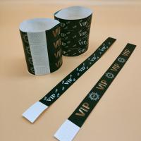 China Tyvek Wristband 250x25mm Waterproof Durable Solid Color for Events Custom Logo for sale