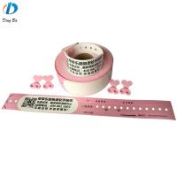 China OEM Customized Pink Waterproof Thermal Print Wristband 257x32mm for Patient ID for sale