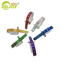China Custom Holographic Plastic Party Wristband Bracelet Green 250x25mm Waterproof for sale