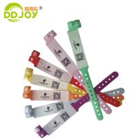 China PVC Disposable Medical Wristband 250x25mm Adjustable Waterproof for Hospital ID for sale