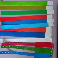 China Tyvek Paper Bracelet 250x25mm for Holiday Decoration in Bulk Custom Colors for sale
