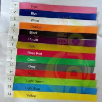 China Tyvek Paper Bracelet 250x25mm for Holiday Decoration in Bulk Custom Colors for sale