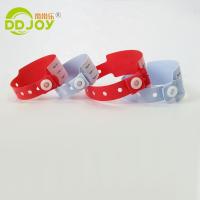 China Customizable Waterproof PVC Medical Wristband 250x25mm for Hospital Patient ID for sale