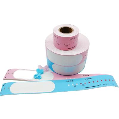 China Waterproof Thermal Printable ID Bracelets 257x32mm Adult Size for Medical Patient Identification for sale