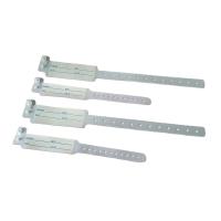 China Customizable PVC Wristband 250x25mm Waterproof Hospital ID Bracelet for Adults Children for sale
