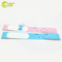 China Disposable Waterproof Thermal Wristband 257x32mm Adult Size Print Your Own Design on Synthetic Paper for sale