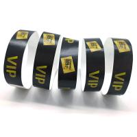 China Custom Tyvek Paper Wristbands 250x25mm for Events Festivals Music Concerts for sale