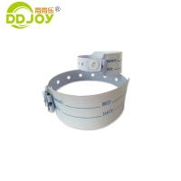 China Customizable PVC Wristband 250x25mm Waterproof Hospital ID Bracelet for Adults Children for sale