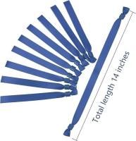 China Custom Logo Polyester Satin Fabric Wristbands 350x15mm for Events Festivals Parties for sale