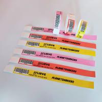 China Waterproof Tyvek QR Code Wristbands 250x25mm for Event Staff VIP Tickets for sale