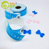 China 205x25mm Child Thermal Paper Printable Wristband for Concert VIP Admission for sale
