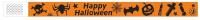 China DDJOY 100pcs Happy Halloween Tyvek Wristbands Waterproof 250x25mm for Parks Events for sale