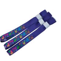 China Custom Polyester Ribbon Wristbands 350x15mm for Festival Events Party Supplies for sale