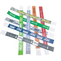 China Custom Waterproof Tyvek Wristband 250x19mm for Wedding Events Festivals ID Bracelet for sale