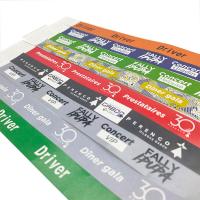 China Custom Waterproof Tyvek Wristband 250x19mm for Wedding Events Festivals ID Bracelet for sale