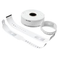 China Custom Printed Thermal Paper Wristband Lock Type 257x32mm Adult Size for Events for sale