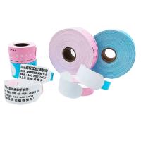 China Custom Printed Thermal Paper Wristband Lock Type 257x32mm Adult Size for Events for sale