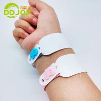 China Custom Printed Thermal Paper Wristband Lock Type 257x32mm Adult Size for Events for sale