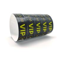 China Custom Logo Tyvek Wristbands 250x25mm Waterproof ID Tickets for Events Festivals for sale