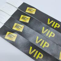 China Custom Logo Tyvek Wristbands 250x25mm Waterproof ID Tickets for Events Festivals for sale
