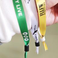 China Custom Logo Woven Fabric Wristband 350x15mm for Festival Events One Time Use for sale