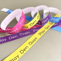 China Promotion Gifts Customized Disposable Paper Wristbands with Custom Logo ID Solution for sale