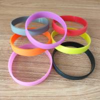 China Embossed Technique Multicolor Silicone Wristband Rubber Bracelets for Nautical Style for sale