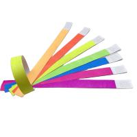 China Tyvek Bangles Customized Personalized Event Bracelets with Strong Adhesive Closure for sale