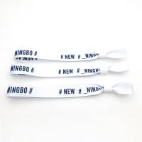 China Custom Polyester RFID Wristbands 350x15mm for Festival Events with Logo Printing for sale