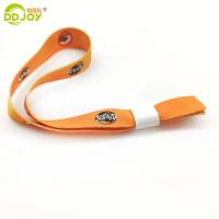 China Custom Woven Polyester Bracelets 350x15mm for Events Festivals Promotional Gifts for sale