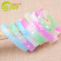 China Custom Size Silicone Wristband 202x12x2mm Debossed Printing for Events Festival for sale