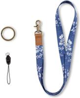China Office 90*15mm Flat Polyester Custom Single Sublimation Lanyards For Personalization for sale