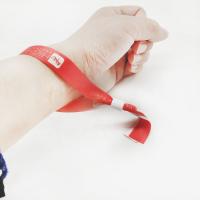 China Custom Woven Polyester Bracelets 350x15mm for Events Festivals Promotional Gifts for sale
