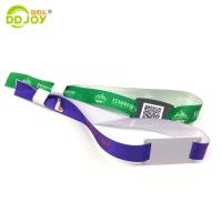China Custom Woven Polyester Bracelets 350x15mm for Events Festivals Promotional Gifts for sale