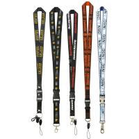China Customized Heated Transfer Keychain Neck Strap Polyester Lanyards for Keys Many Colors for sale