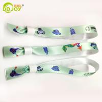 China Customizable Fabric Woven Wristbands 350x15mm with Adjustable Design and Custom Artwork for sale