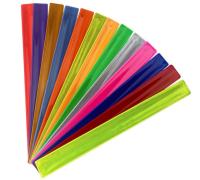 China Custom PVC Snap Slap Reflective Wristband 3x22cm Waterproof Bulk for Religious Events for sale