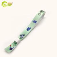 China Customizable Fabric Woven Wristbands 350x15mm with Adjustable Design and Custom Artwork for sale