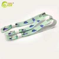 China Customizable Fabric Woven Wristbands 350x15mm with Adjustable Design and Custom Artwork for sale