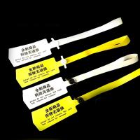 China PVC Soft Label Seal Anti-Theft Buckle 21x7.5cm for Shoes Clothes Bags Disposable Security Tags for sale