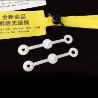 China PVC Soft Label Seal Anti-Theft Buckle 21x7.5cm for Shoes Clothes Bags Disposable Security Tags for sale