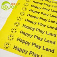 China Waterproof Tyvek Paper Wristbands 250x25mm for Event Guest Staff Identification for sale