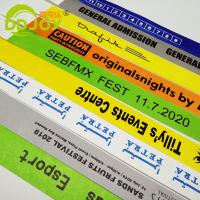 China Waterproof Tyvek Paper Wristbands 250x25mm for Event Guest Staff Identification for sale