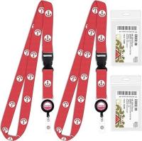China Custom Logo Polyester Lanyards 2cm Width 90cm Length for Office Events for sale