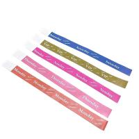 China Waterproof Tyvek Paper Wristbands for Events 250x25mm Custom Logo for sale