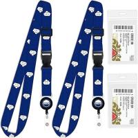 China Breakaway Safety Buckle Sublimation Polyester Neck Lanyards 90cm 2cm Width for Office Promotions for sale