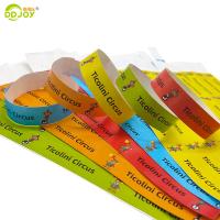 China Customizable Disposable Tyvek Paper Wristbands 250x25mm for Events and Access Control for sale