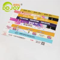 China Customizable Disposable Tyvek Paper Wristbands 250x25mm for Events and Access Control for sale
