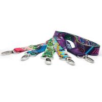China Sublimation Polyester Neck Lanyards 1cm Width 90cm Length with Breakaway Safety Buckle for sale