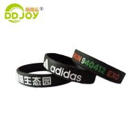 China Silicon Material Customized Logo Plastic Wristband for Non-Profit Organizations for sale